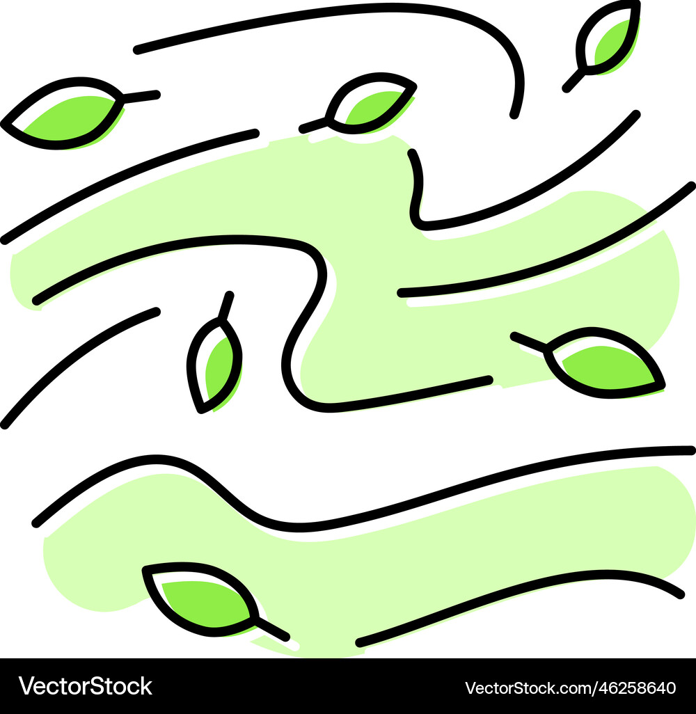 Fresh Air Symbol - Air Quality Icon Royalty Free Vector