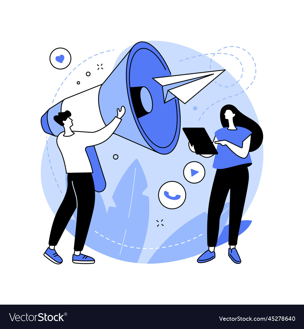 Pr strategy abstract concept Royalty Free Vector Image Pr strategy abstract concept Royalty Free Vector Image