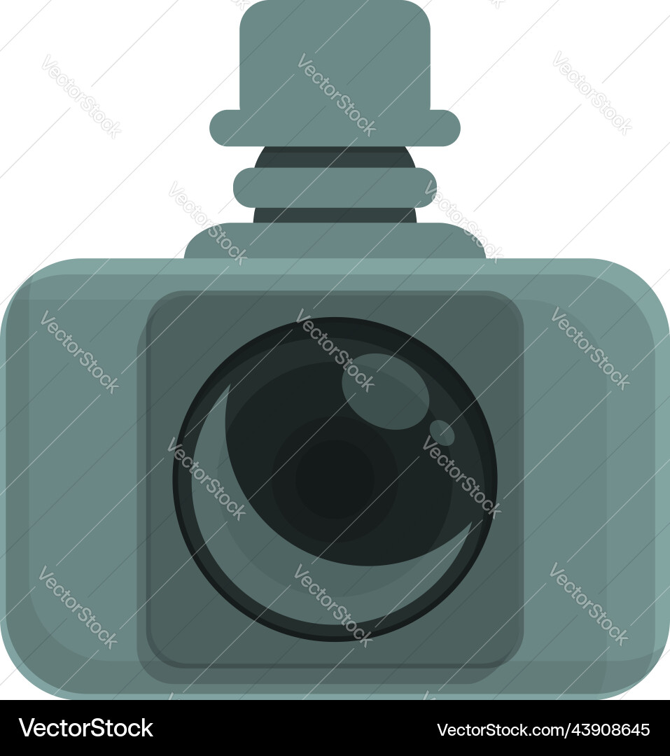 Camera recorder icon cartoon car video Royalty Free Vector