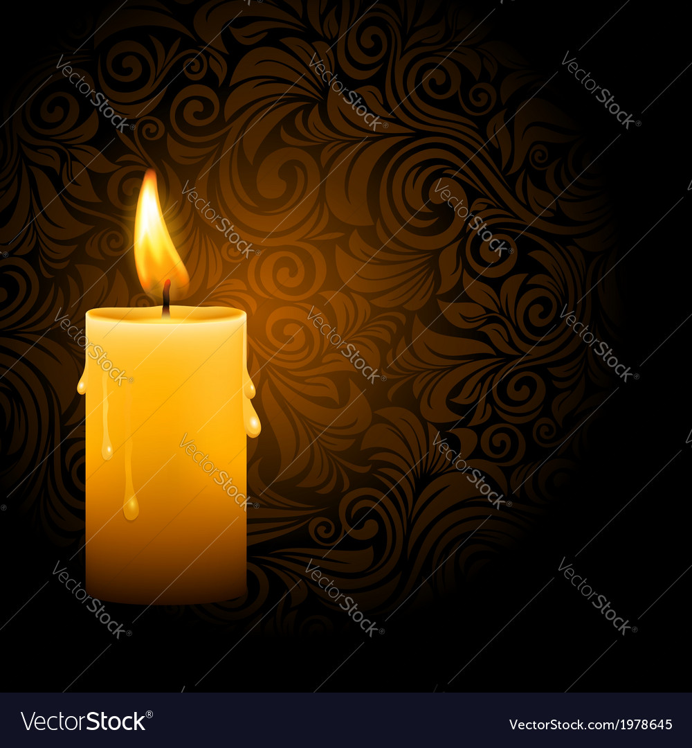 Candle Royalty Free Vector Image - VectorStock