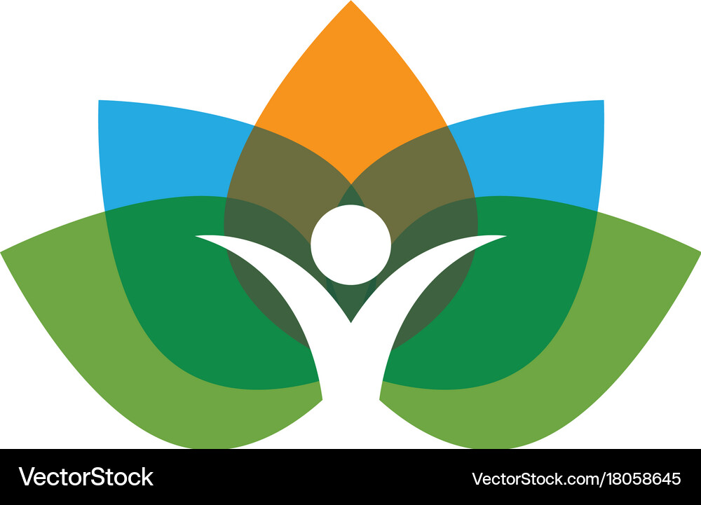 Leaf green nature logo and symbol template Vector Image