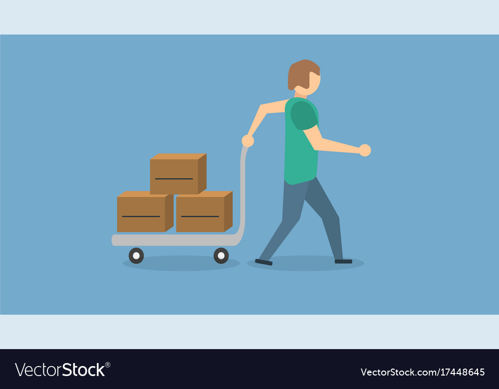 Moving Royalty Free Vector Image - VectorStock