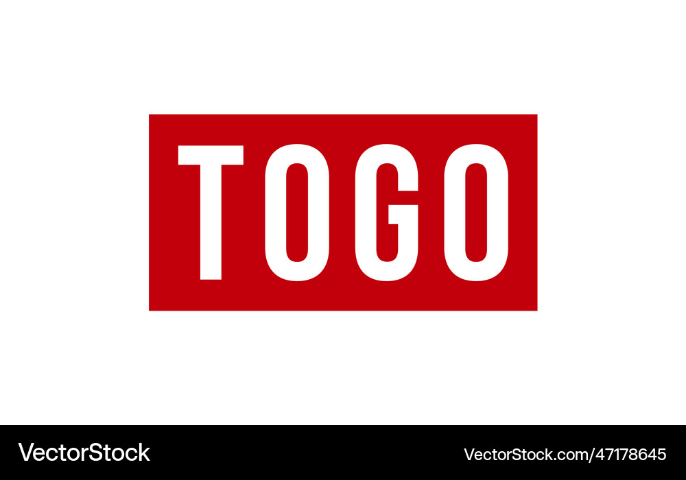 Togo rubber stamp seal Royalty Free Vector Image