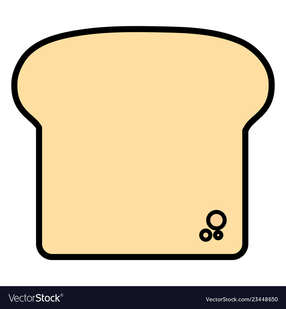 Bread slice design Royalty Free Vector Image - VectorStock