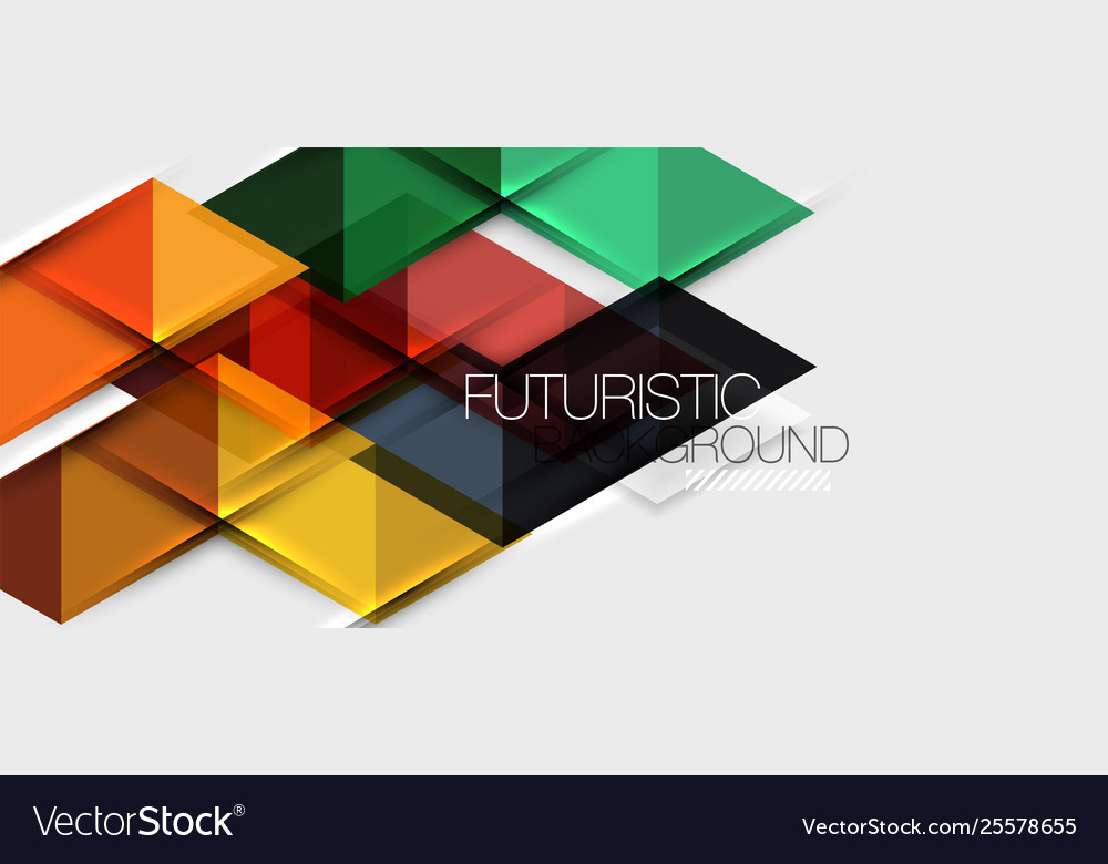 Abstract Geometric Background Modern Overlapping Vector Image