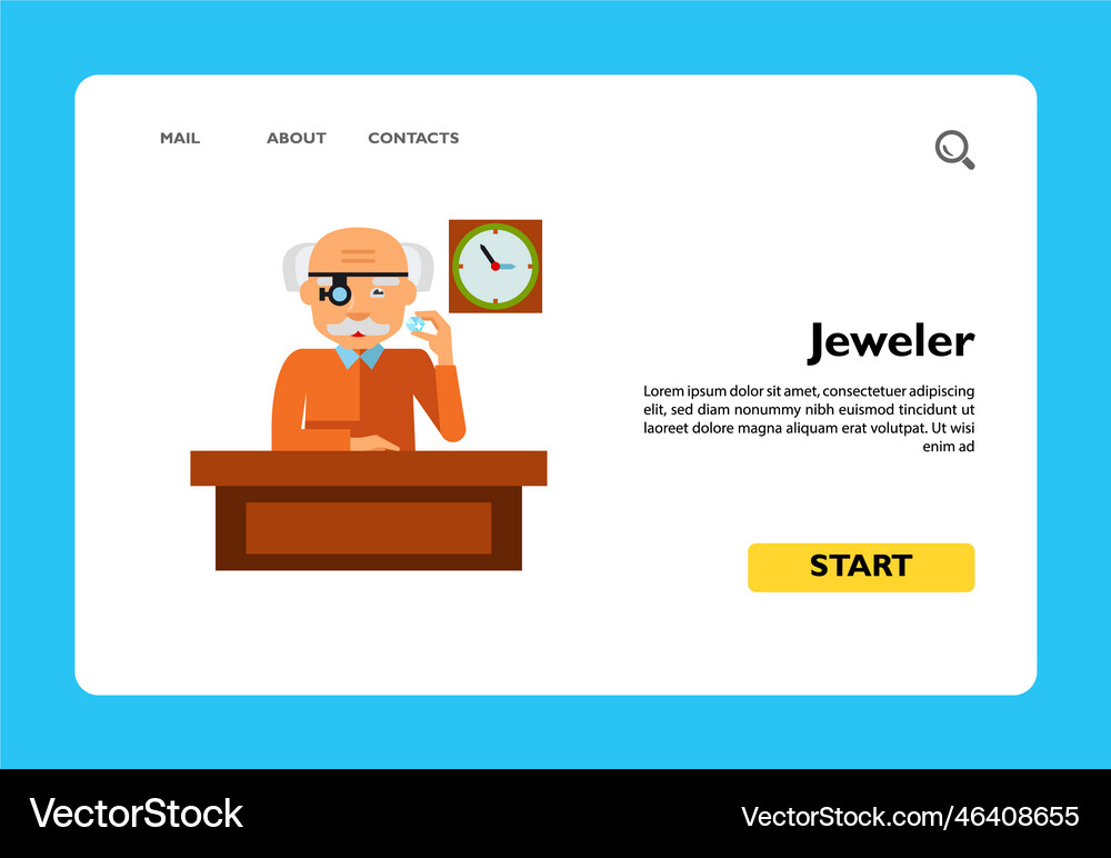 Diamond and jeweler icon Royalty Free Vector Image