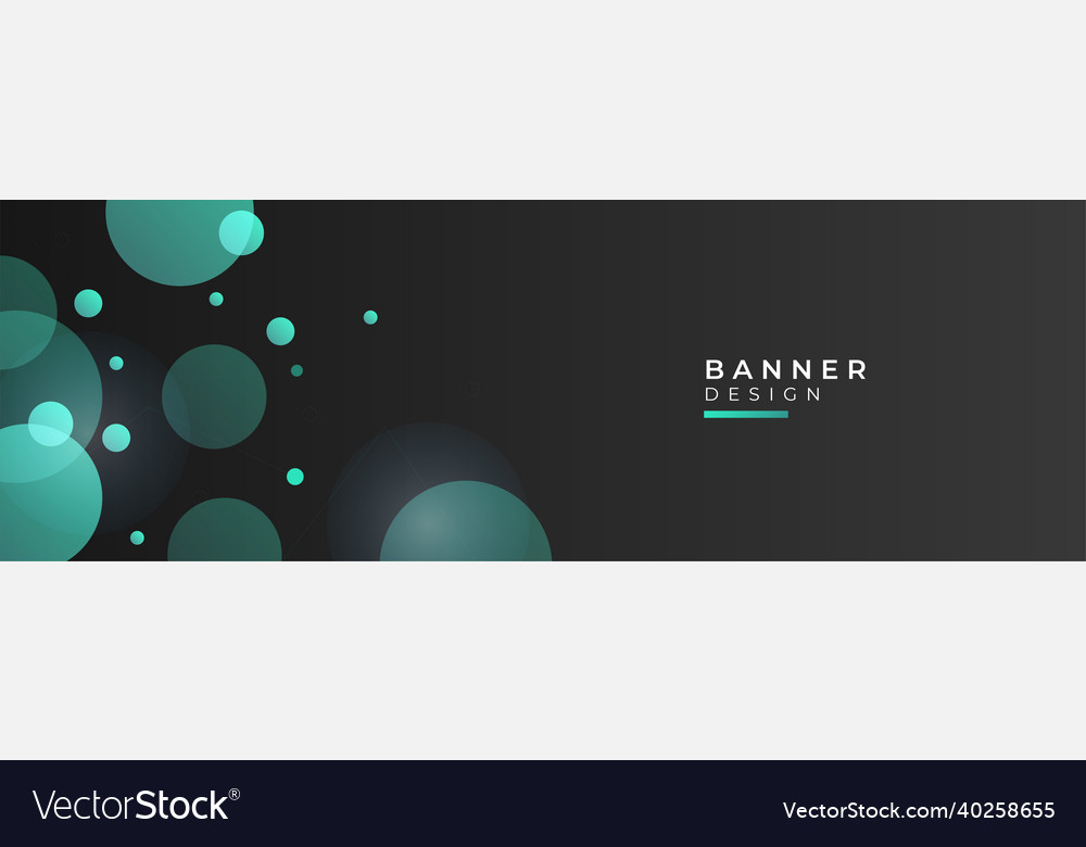 Digital technology header or banners geometric Vector Image