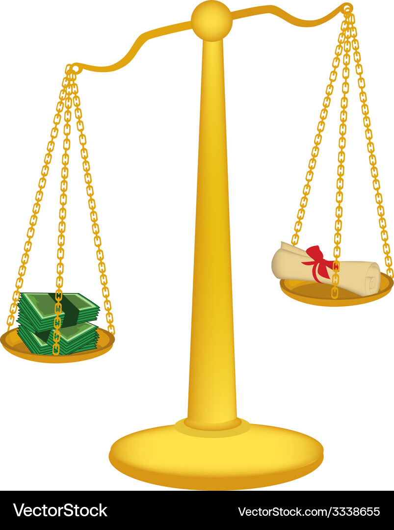 Libra Scales of Justice Royalty Free Vector Image