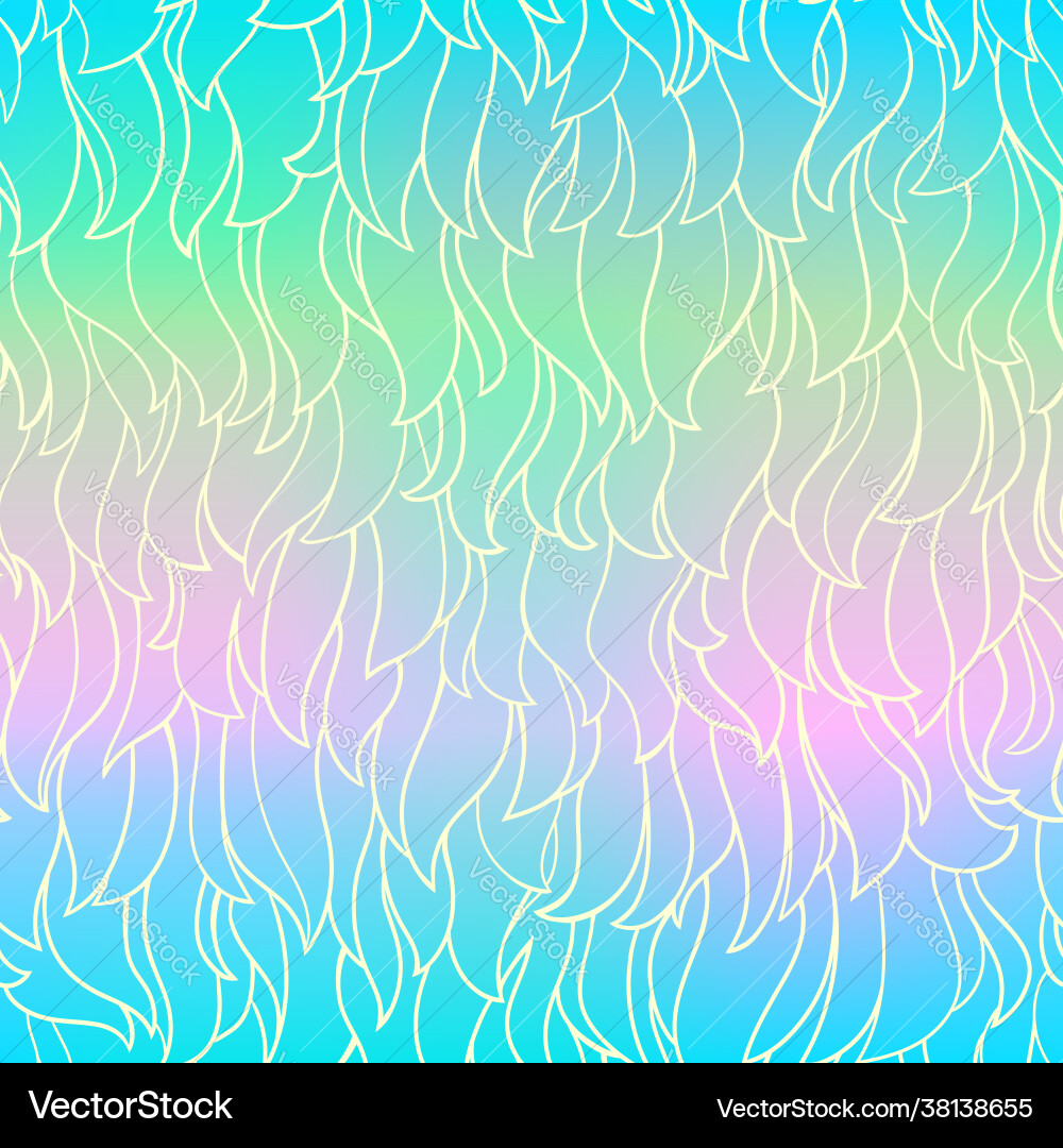 Seamless drawn strands fur Royalty Free Vector Image
