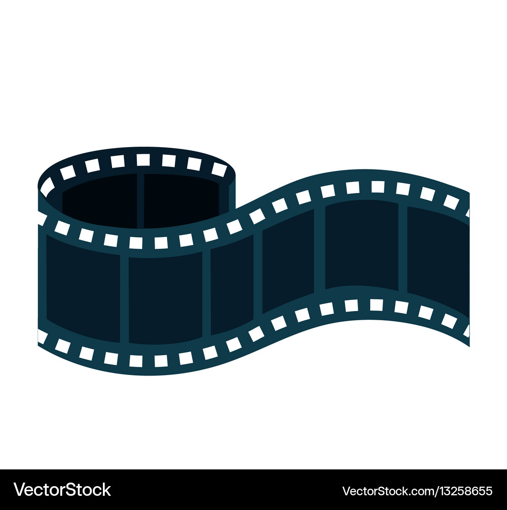 Tape record film icon Royalty Free Vector Image
