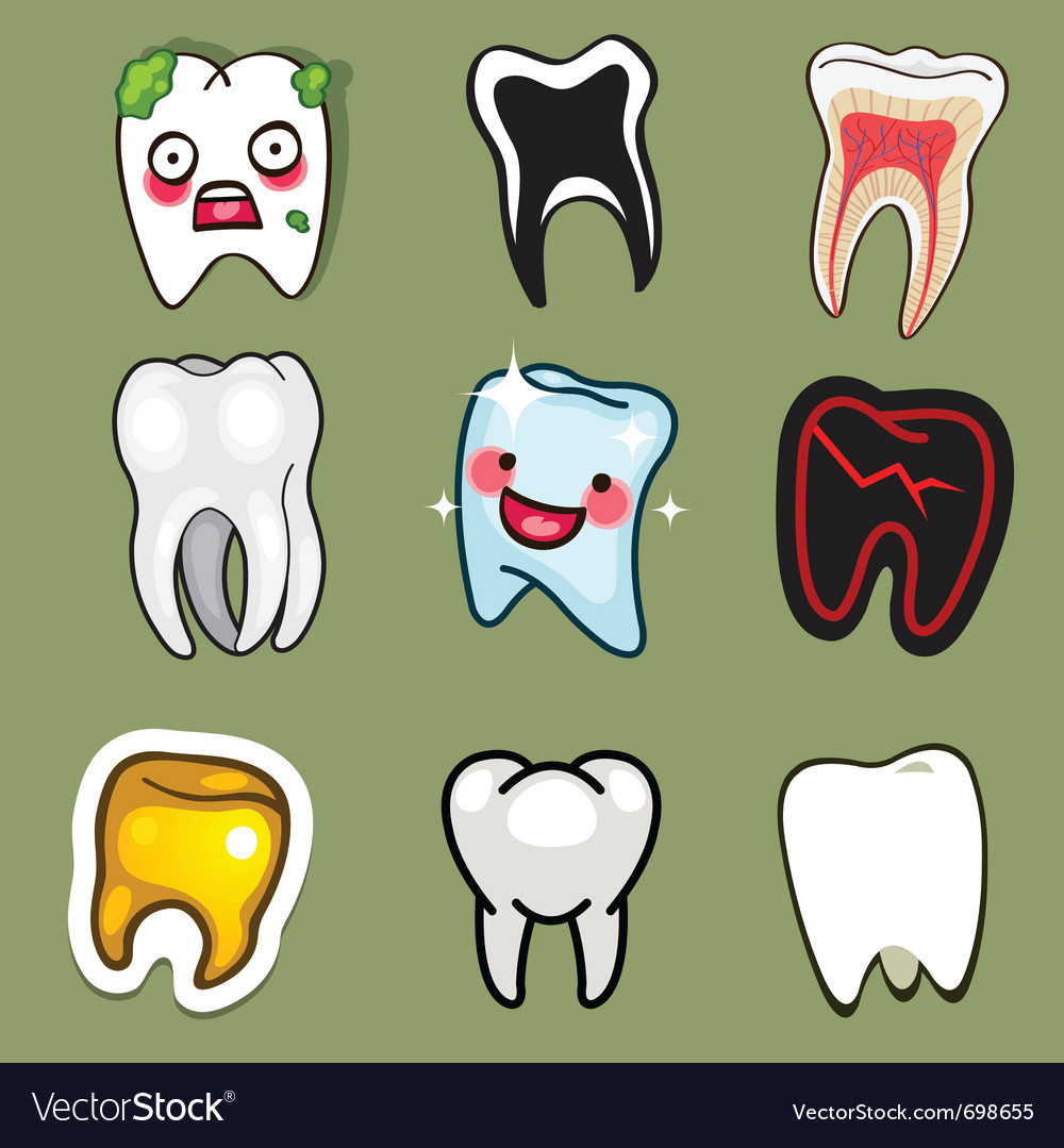 Teeth Royalty Free Vector Image - VectorStock