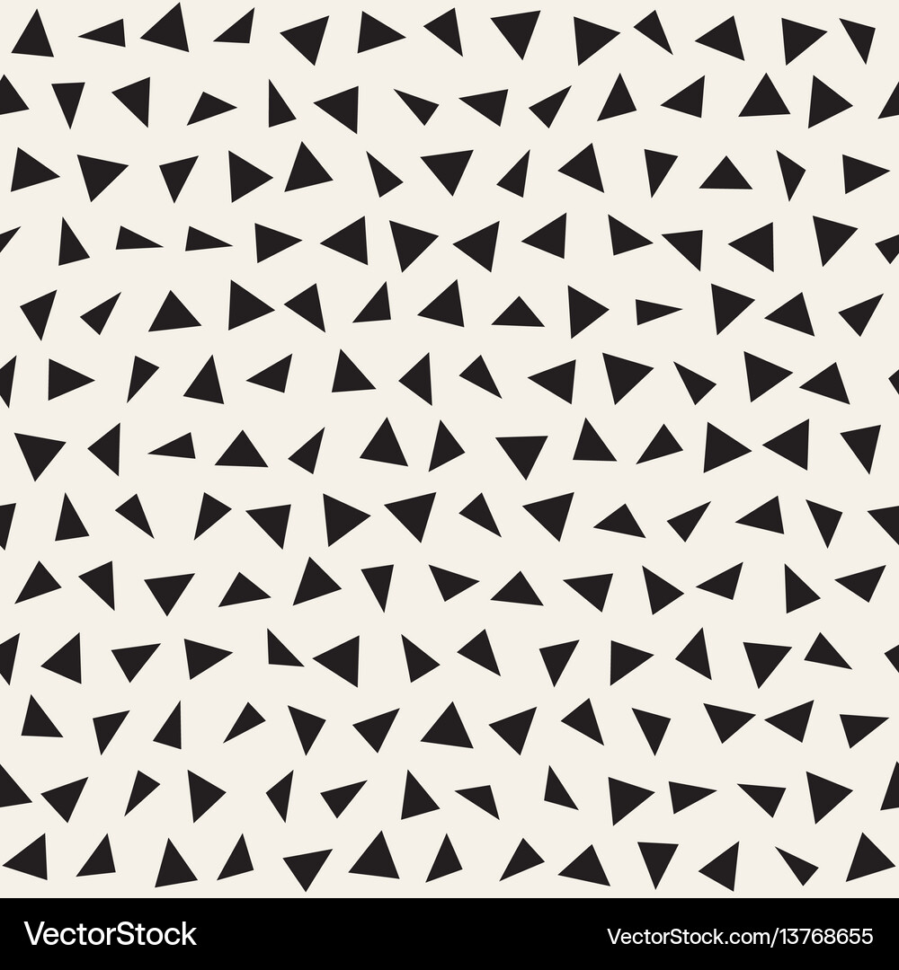 Trendy texture with scattered geometric shapes Vector Image