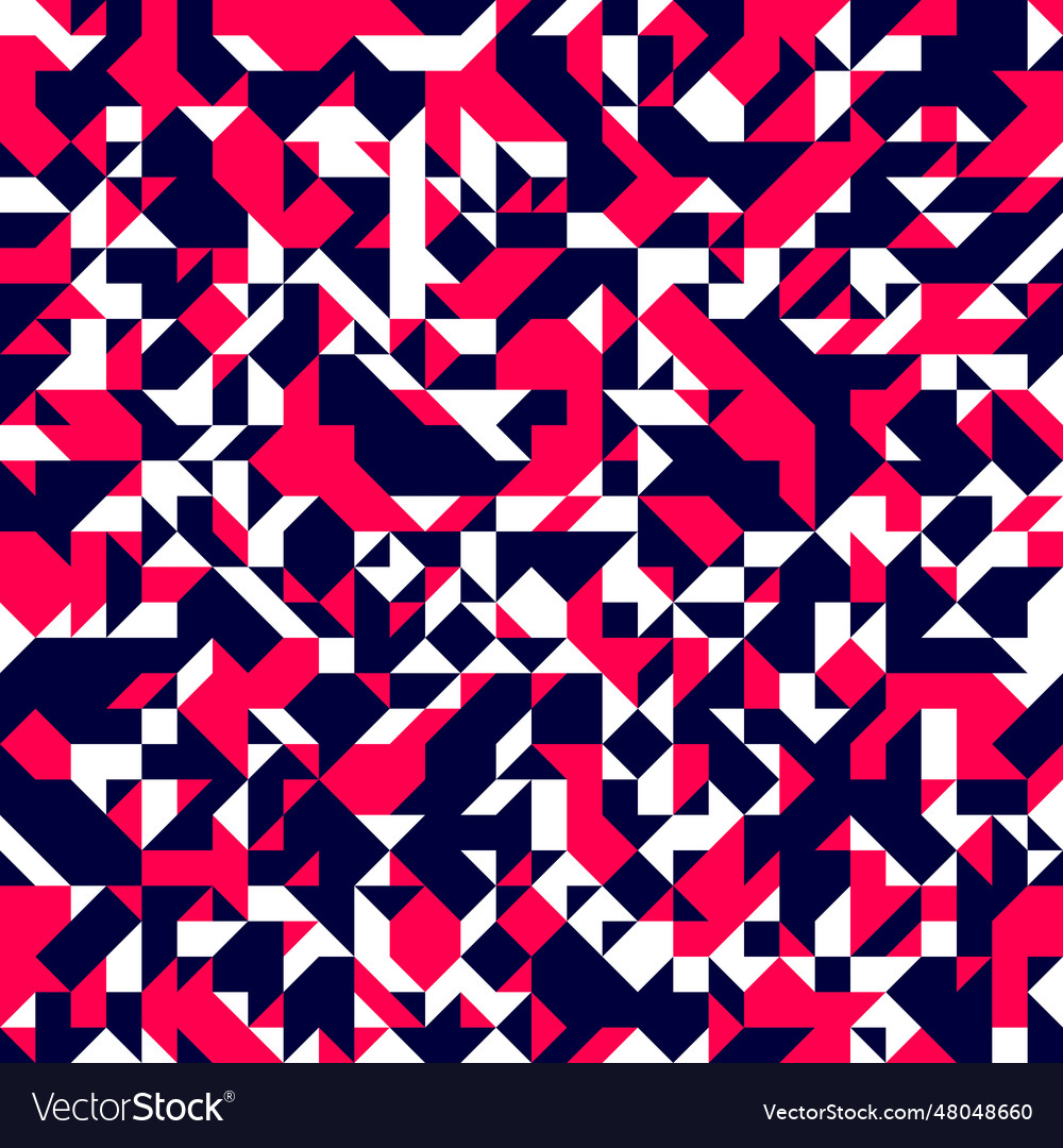 Mosaic seamless background chaotic abstract Vector Image