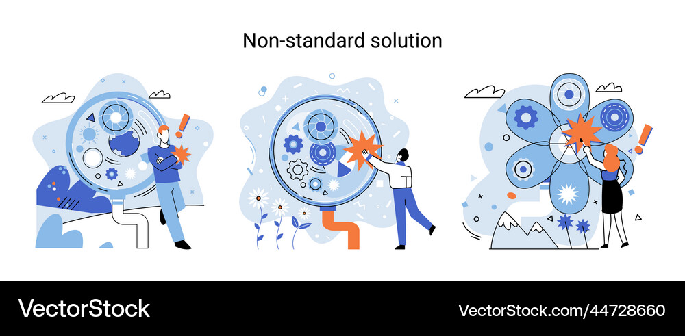 Non standart solution creation of individual Vector Image