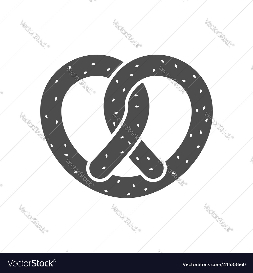 Pretzel Royalty Free Vector Image - VectorStock