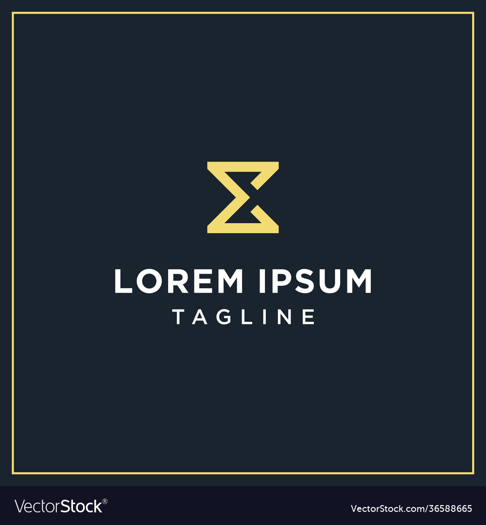 E monogram logo Royalty Free Vector Image - VectorStock