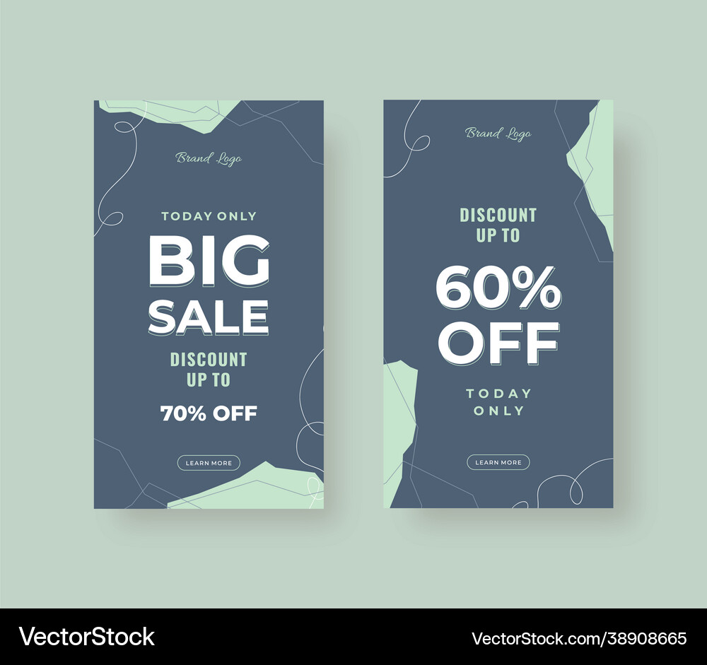 Elegant and beautiful background stories template Vector Image