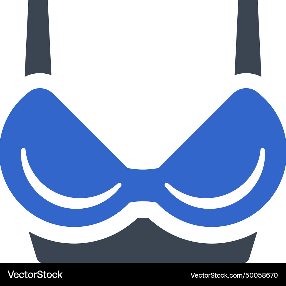Woman bra icon Royalty Free Vector Image - VectorStock