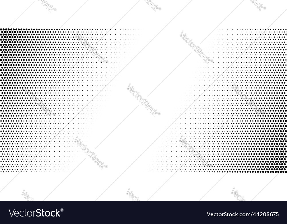 Halftone effect dotted gradient background Vector Image
