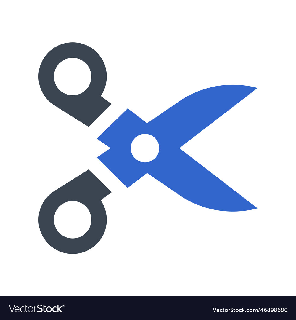 Scissors tools icon Royalty Free Vector Image - VectorStock