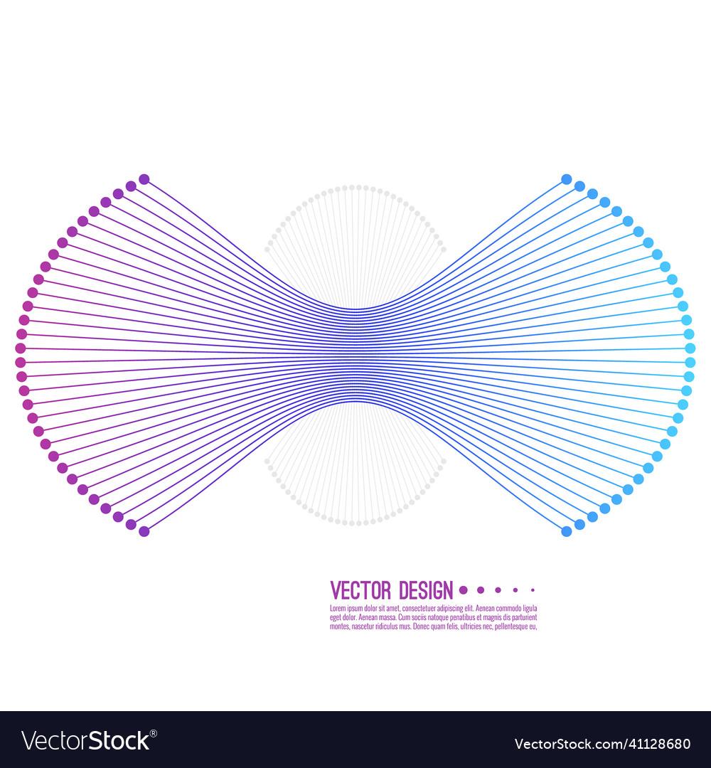 Virtual abstract background Royalty Free Vector Image