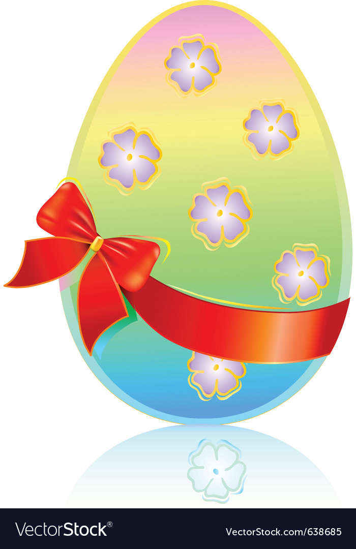 Easter egg Royalty Free Vector Image - VectorStock