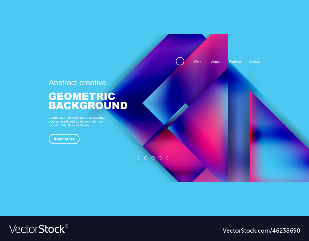 Triangle abstract background Royalty Free Vector Image