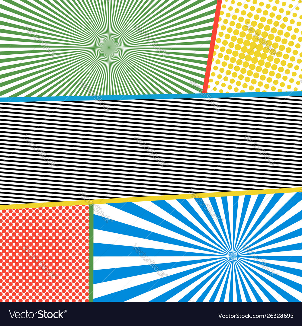 Comic book elegant composition Royalty Free Vector Image