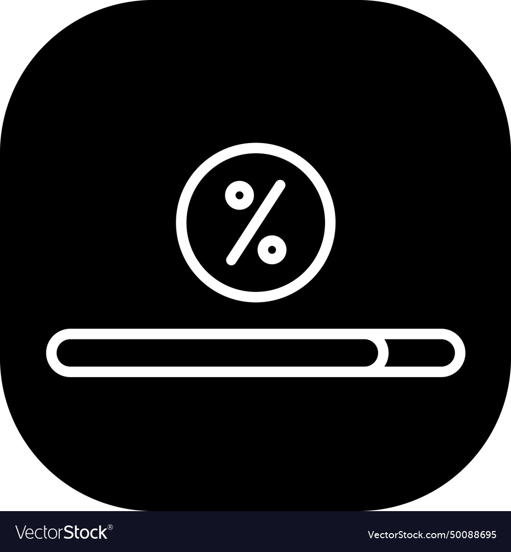 Optimization key performance indicator icon Vector Image