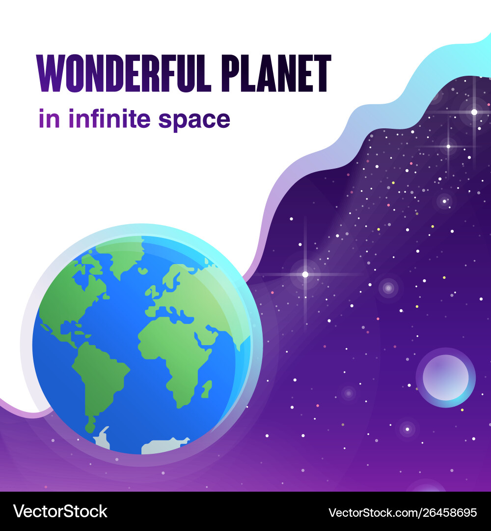 Outer Space Royalty Free Vector Image Vectorstock