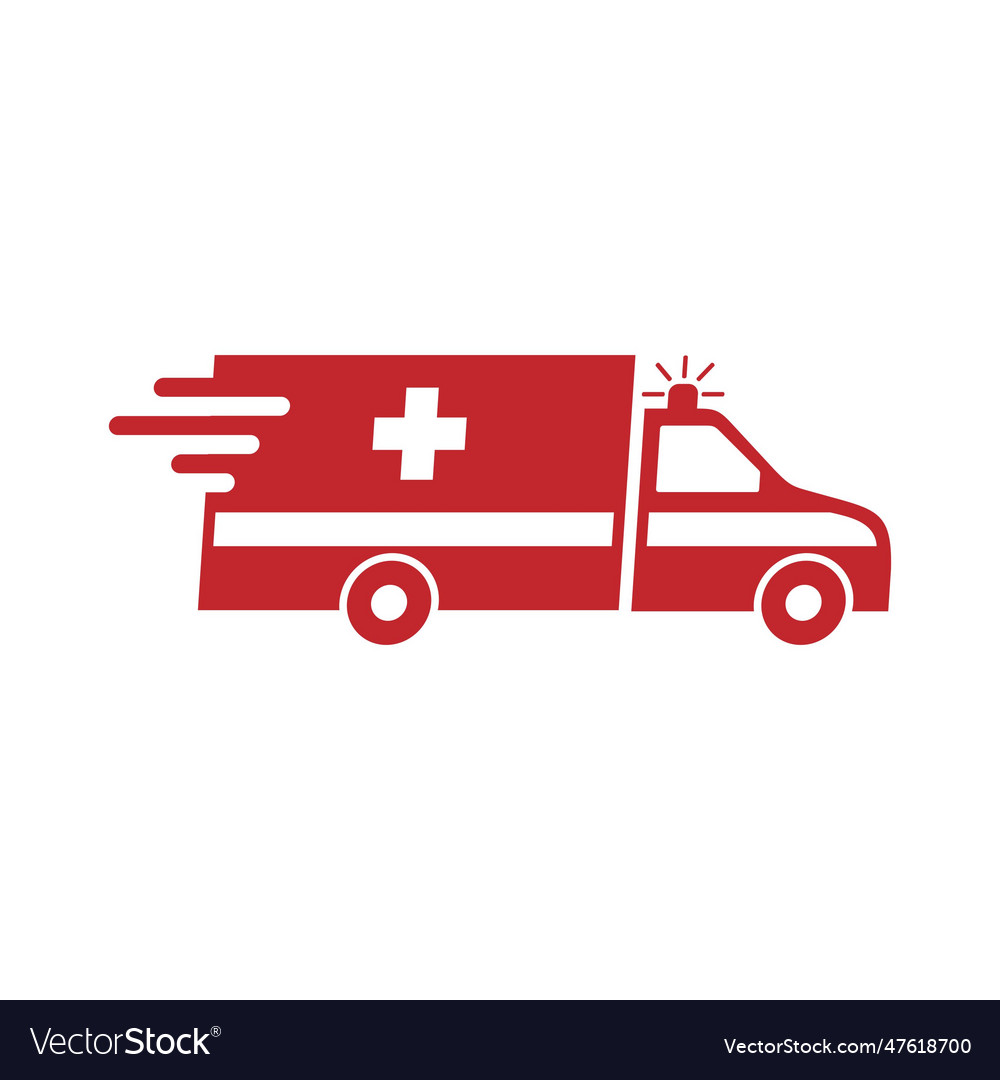 Ambulance car logo Royalty Free Vector Image - VectorStock
