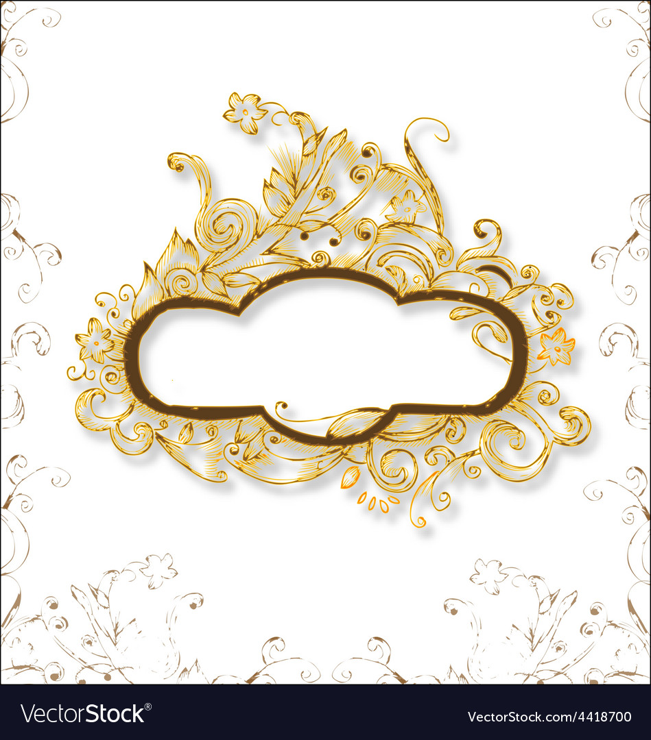 Graphic framework background Royalty Free Vector Image