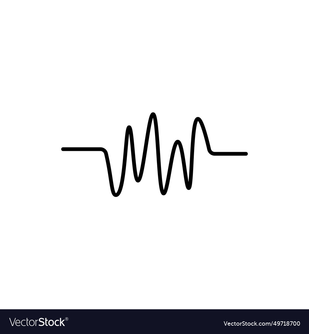 Sound wave icon Royalty Free Vector Image - VectorStock