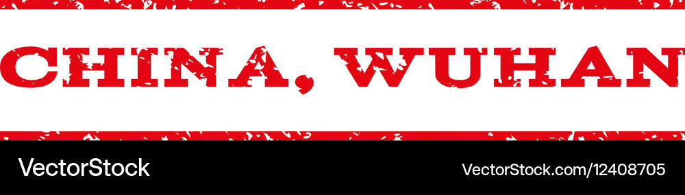 China wuhan watermark stamp Royalty Free Vector Image