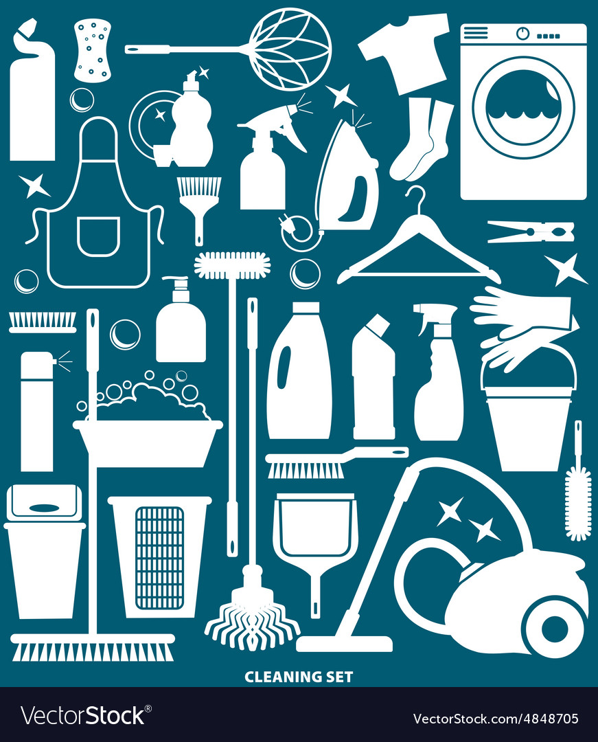Cleaning background Royalty Free Vector Image - VectorStock