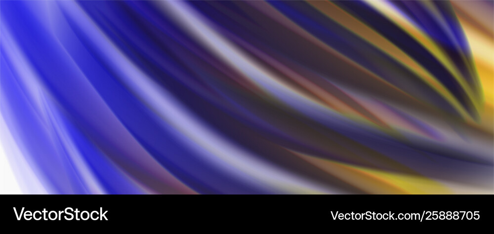 Modern liquid color flow on white - colorful flow Vector Image