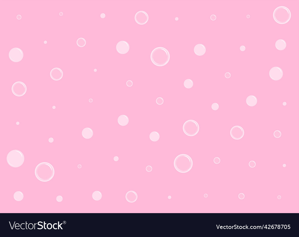 Soap bubbles texture Royalty Free Vector Image