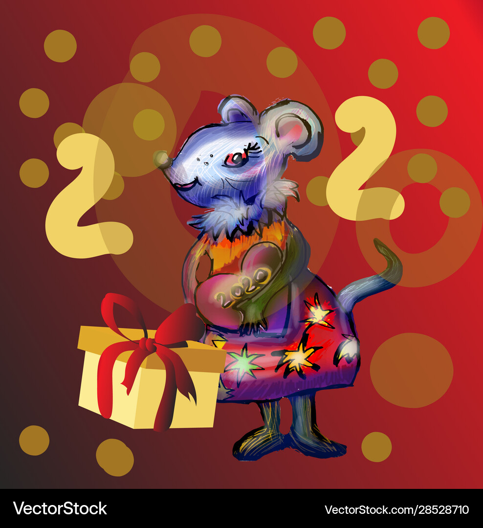 Cartoon mouse big collection funny rodent Vector Image