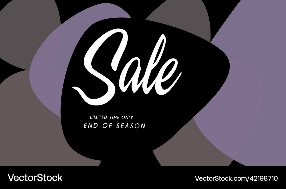 Flash sale discount banner template promotion Vector Image