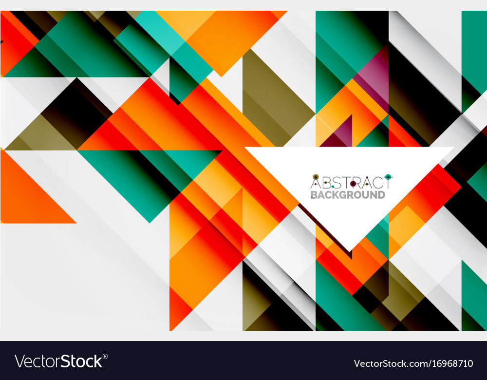 Triangle pattern design background Royalty Free Vector Image