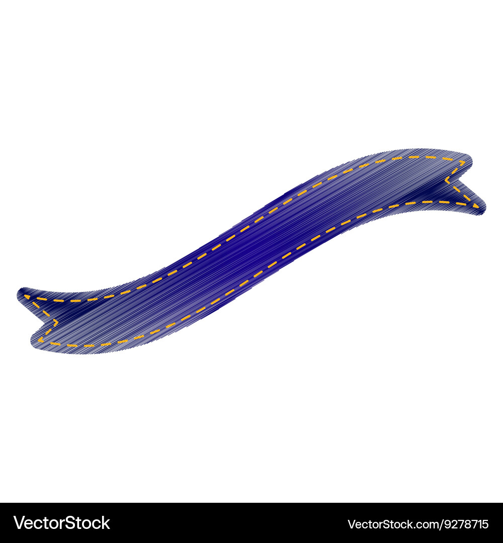 Banner ribbon sign Royalty Free Vector Image - VectorStock