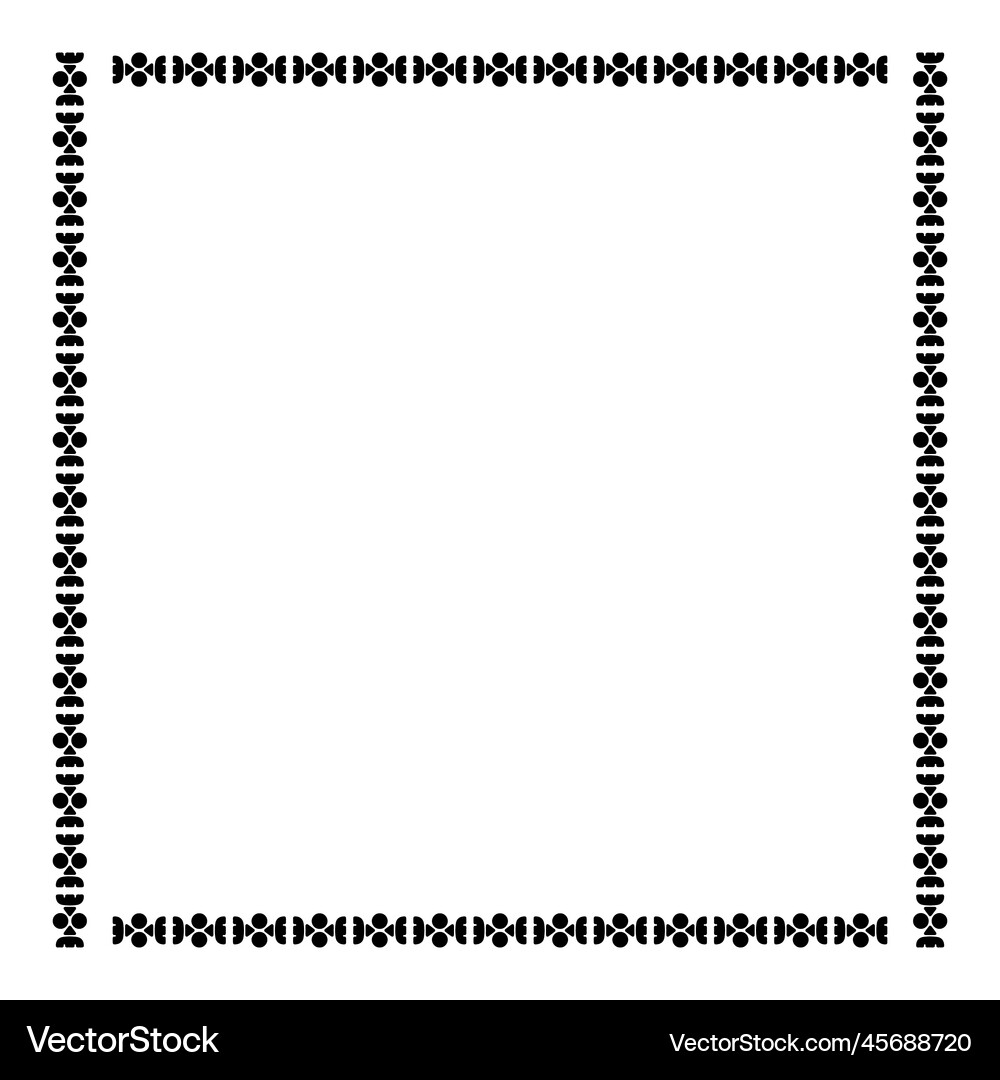 Text frame icon simple style big sale poster Vector Image