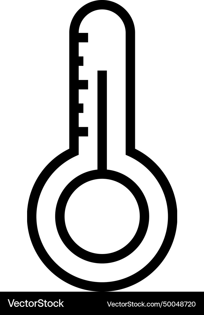 Thermometer icon Royalty Free Vector Image - VectorStock