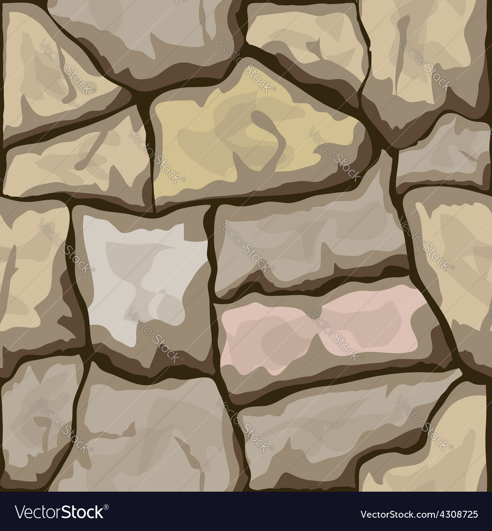 Stone seamless pattern Royalty Free Vector Image