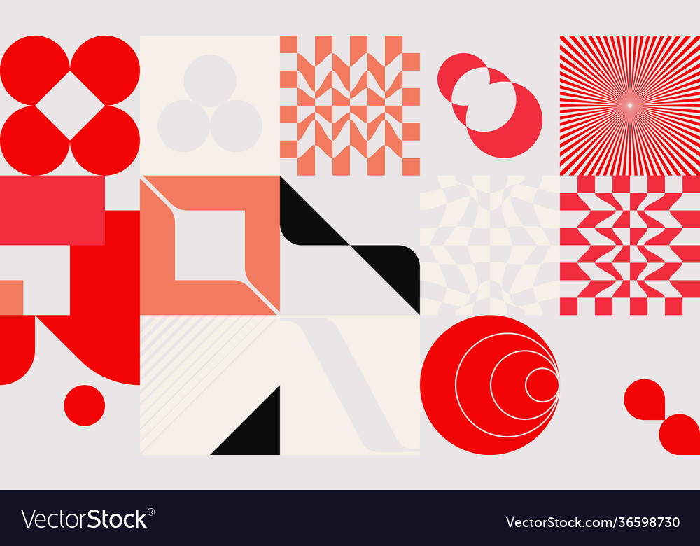 Geometric abstract elements design Royalty Free Vector Image
