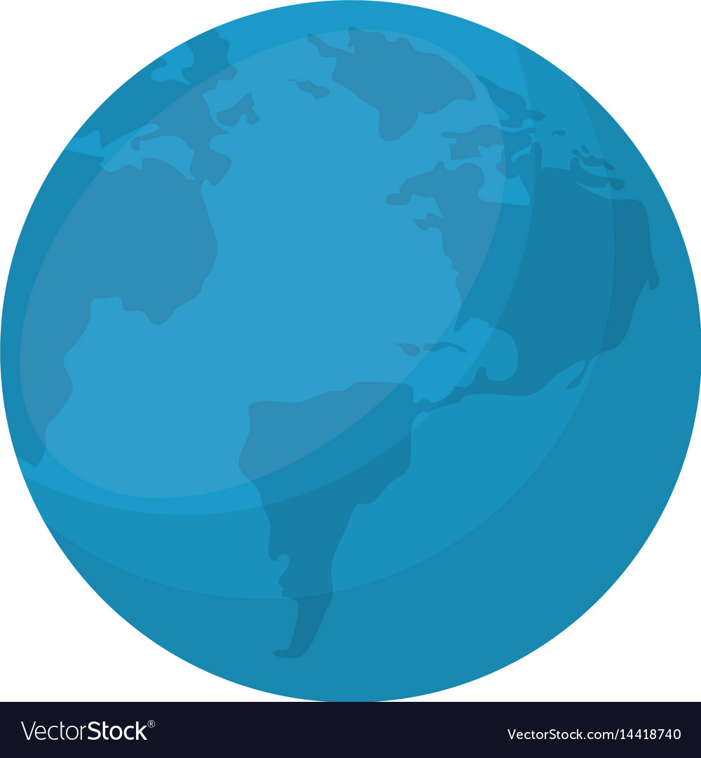 Earth planet icon Royalty Free Vector Image - VectorStock