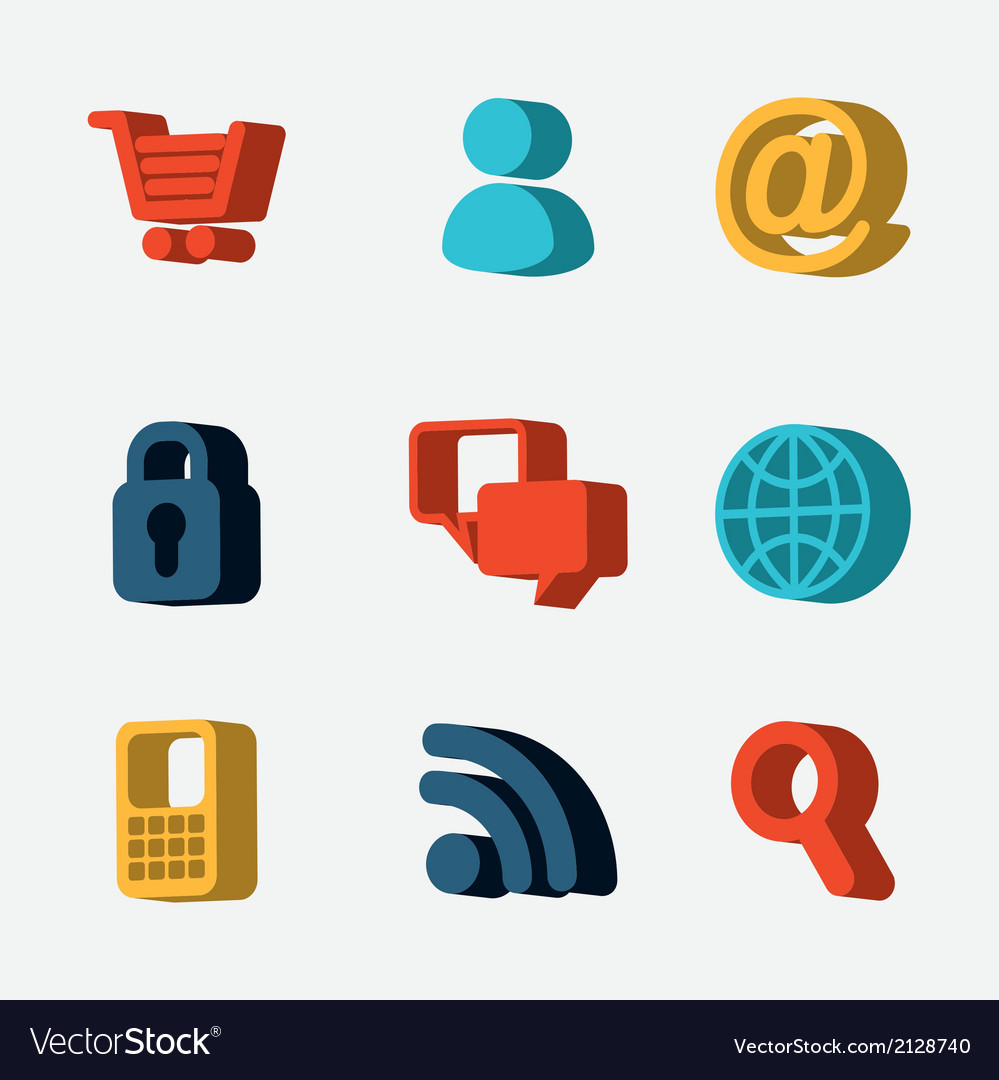 Ecommerce design over white background Royalty Free Vector