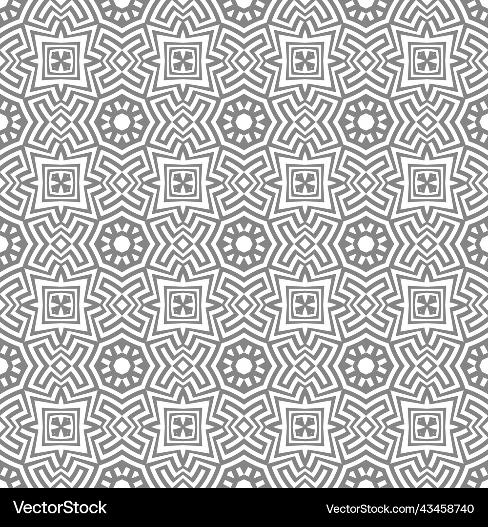 Light gray abstract tribal ethnic seamless Vector Image