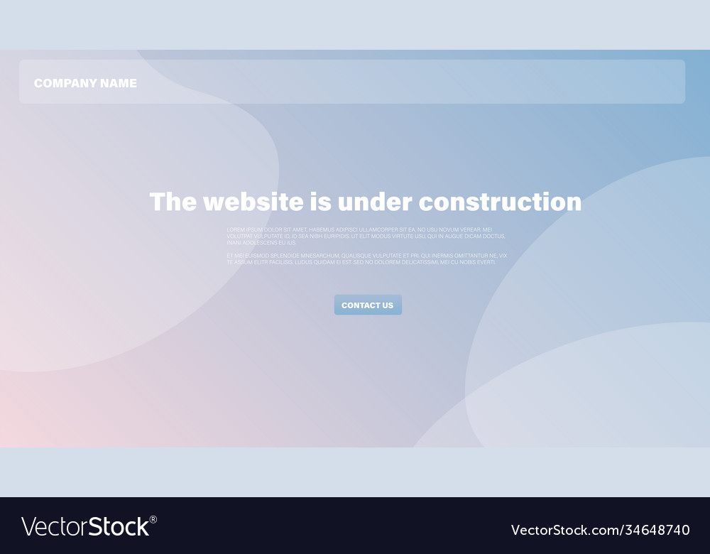 Website loading page coming soon Royalty Free Vector Image