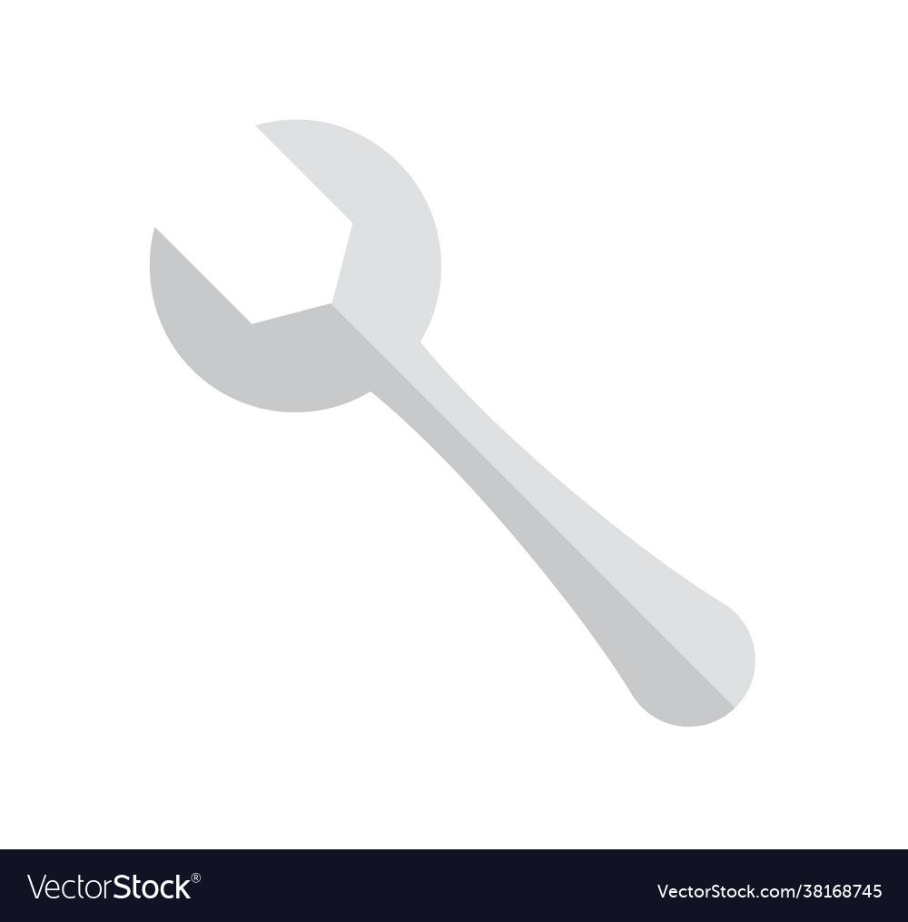 Gray spanner design Royalty Free Vector Image - VectorStock